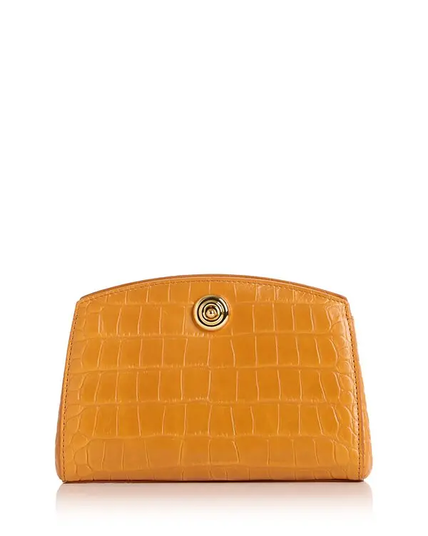 LIFFNER Pushlock Leather Clutch - Gold