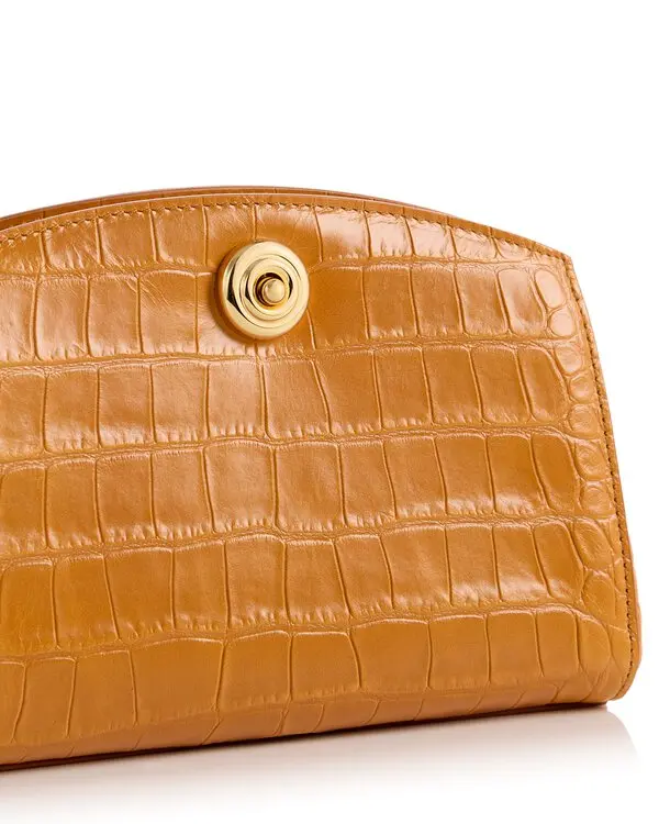 LIFFNER Pushlock Leather Clutch - Gold