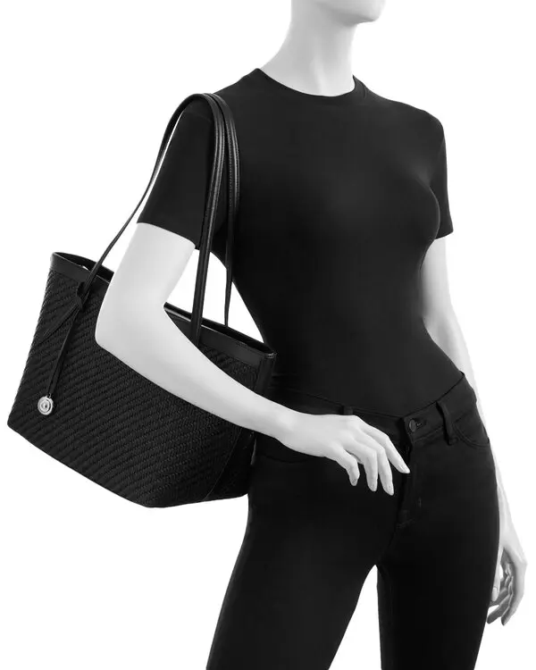 LIFFNER Sprout Midi Raffia Tote