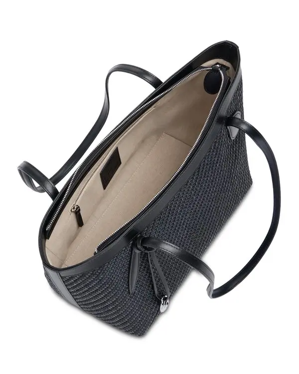 LIFFNER Sprout Midi Raffia Tote