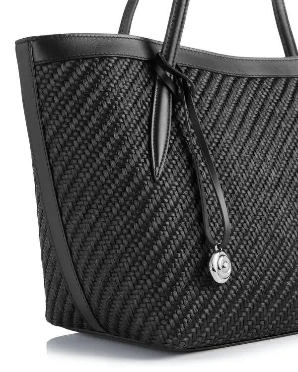 LIFFNER Sprout Midi Raffia Tote