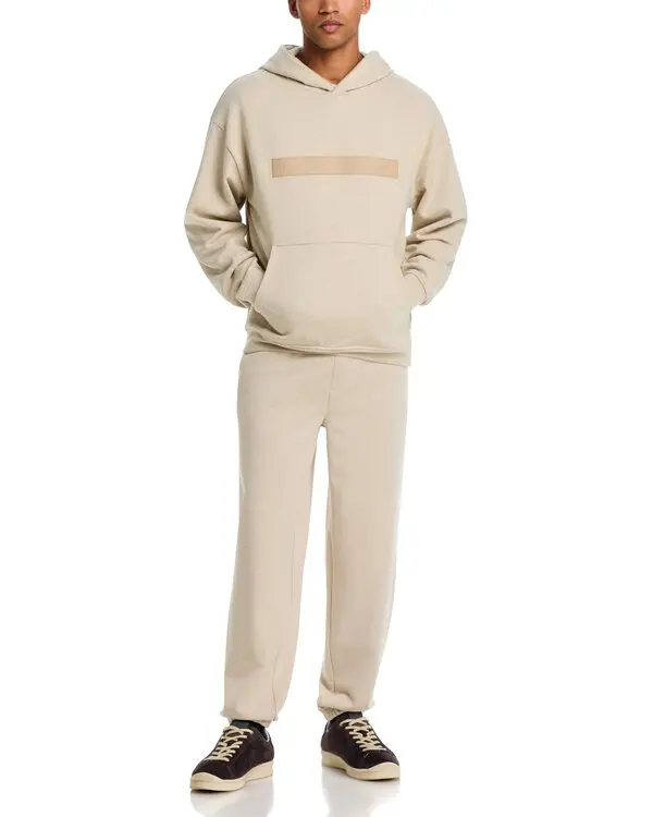 Hugo Dalihood Cotton Bar Stripe Hoodie
