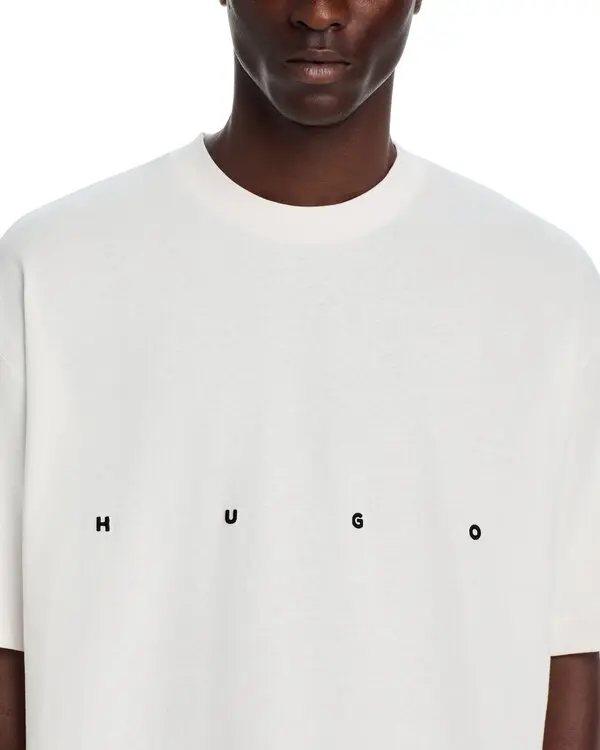 Hugo Dariso Oversized Tee - Natural