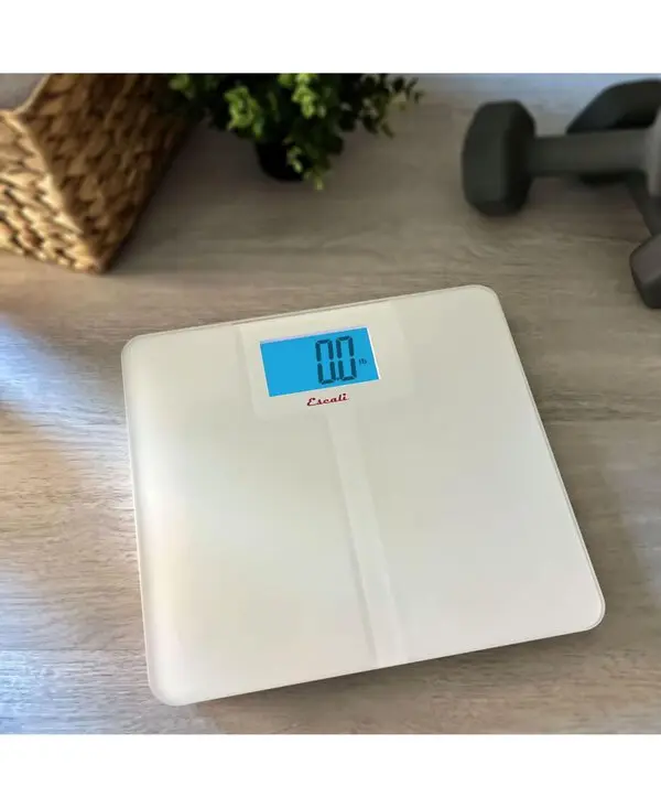 ESCALI High Capacity Anti-slip Bathroom Scale, 12.8 L X 12.2 W X 1.18 H