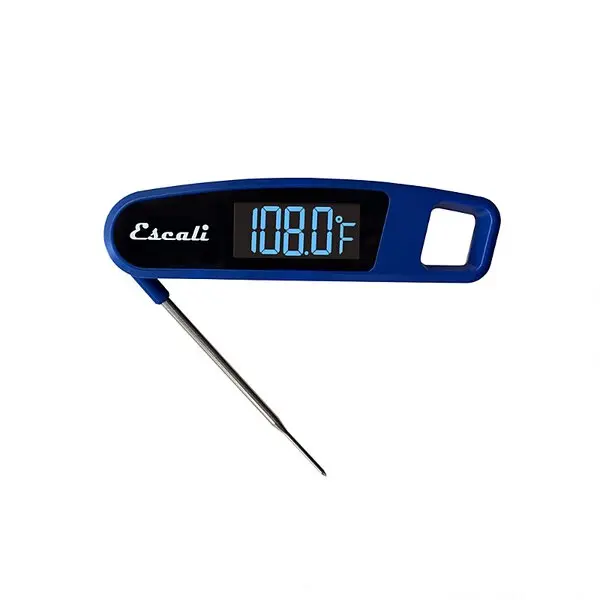 ESCALI Compact Folding Digital Thermometer, 7.75 L X 1.2 W X 0.71 H - Blue