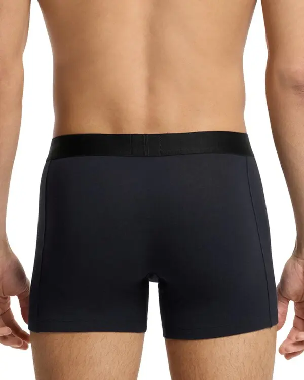 BOSS Cotton Blend Logo Boxer Briefs, Pack Of 3