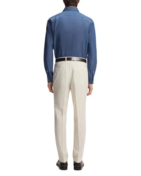 BOSS H-rob Spread Collar Casual Button Down Shirt