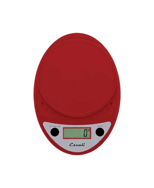 ESCALI Primo Digital Scale, 8.5 L X 6 W X 1.65 H - Red