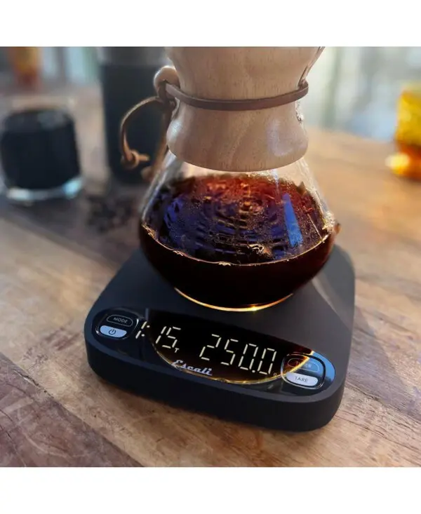 ESCALI Versi Coffee Scale, 6.5 L X 6.5 W X 1.13 H