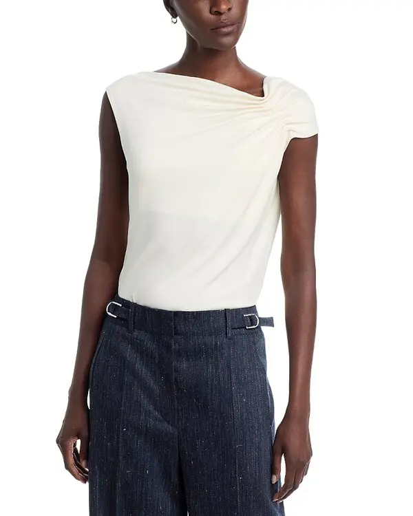 Hugo Boss Ejoia Asymmetrical Neck Top