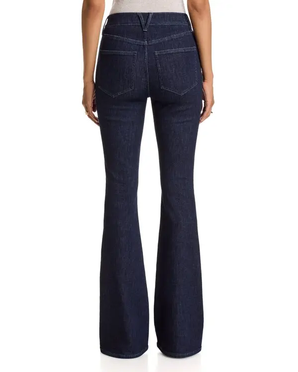 Veronica Beard Beverly High Rise Skinny Flare Jeans