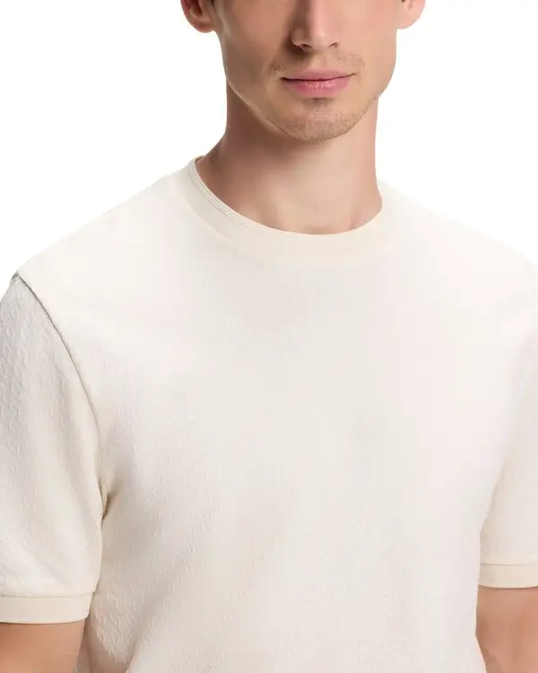 BOSS L-tesar Cotton Blend Crewneck T-shirt