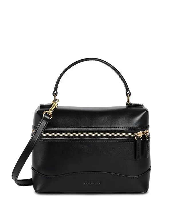 Sandro Tangolino Leather Top Handle Bag