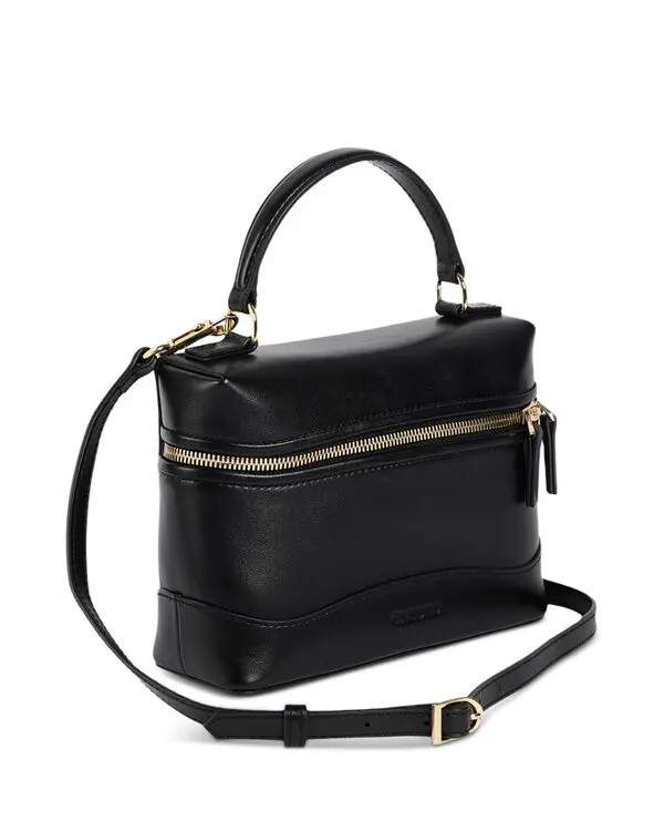 Sandro Tangolino Leather Top Handle Bag