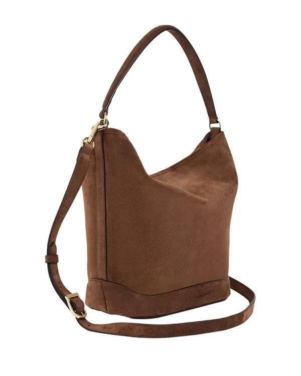 Sandro Tango Suede Bucket Bag