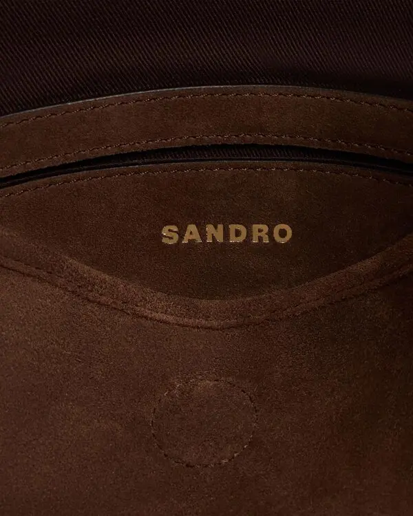 Sandro Tango Suede Bucket Bag