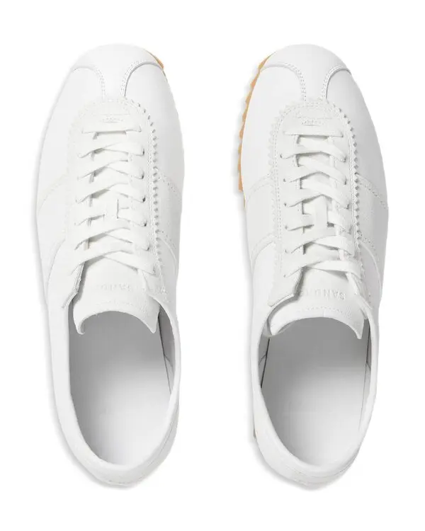 Sandro Leather Running Sneakers
