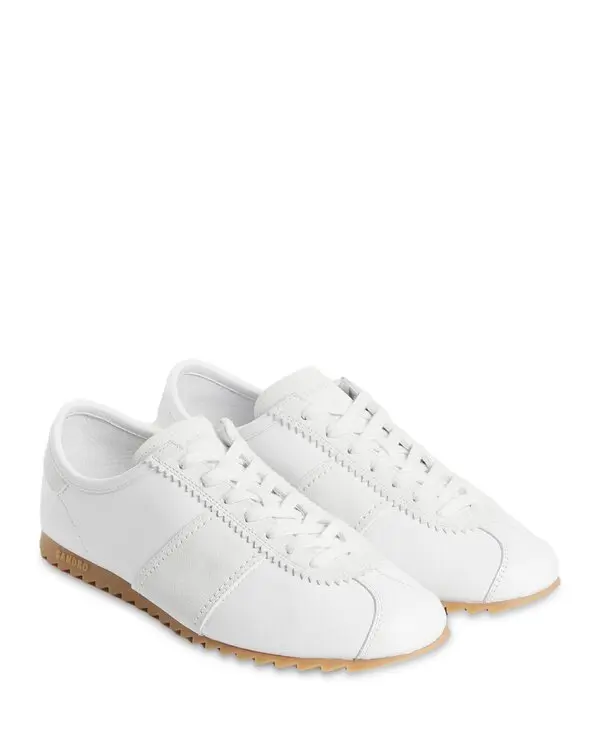 Sandro Leather Running Sneakers