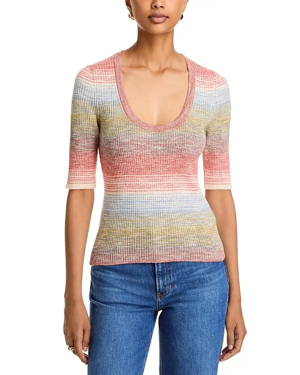 Veronica Beard Archibald Scoop Neck Sweater