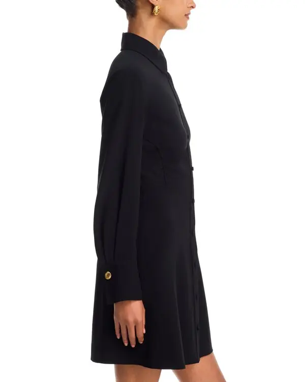 Veronica Beard Shiloh Collared Long Sleeve Mini Dress