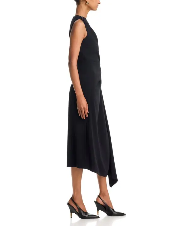 Veronica Beard Freja Sleeveless Asymmetric Midi Dress