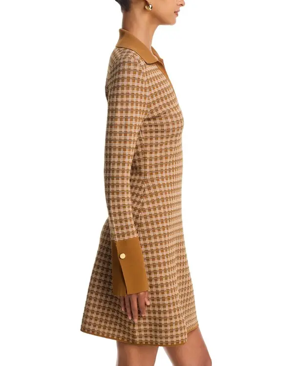 Veronica Beard Celena Knit Mini Dress - Acorn Multi