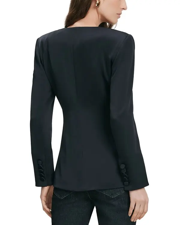 Veronica Beard Wryllen Collarless Jacket
