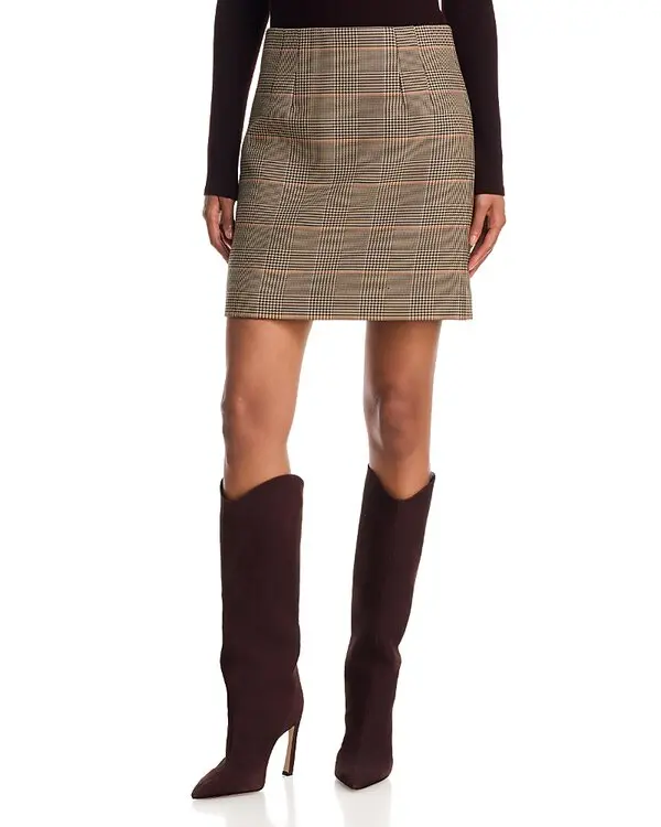 Veronica Beard Plaid Mini Skirt
