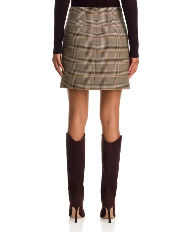 Veronica Beard Plaid Mini Skirt