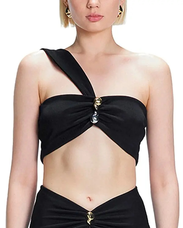 MOEVA Lane Cover Up Top Resortwear - Black