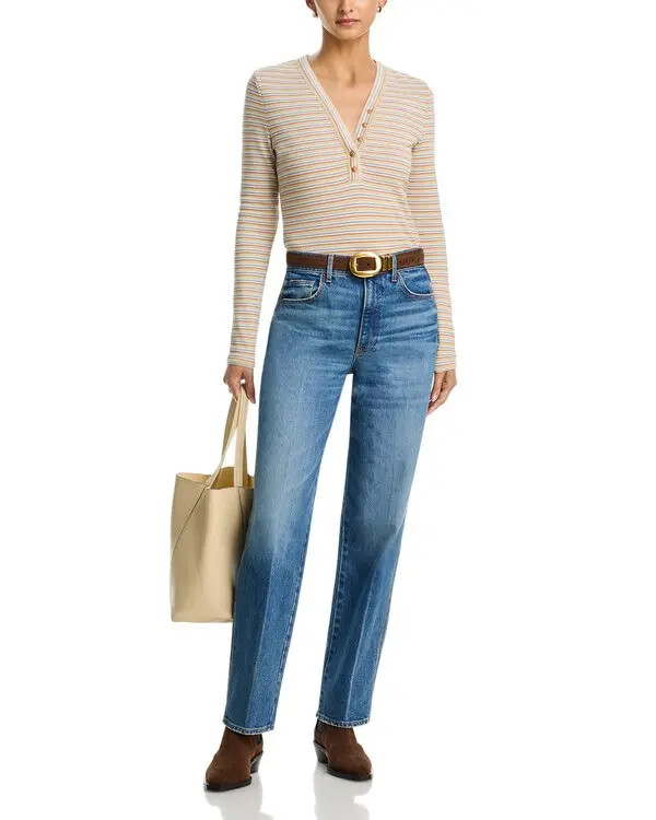 Veronica Beard Harley Relaxed High Rise Jeans