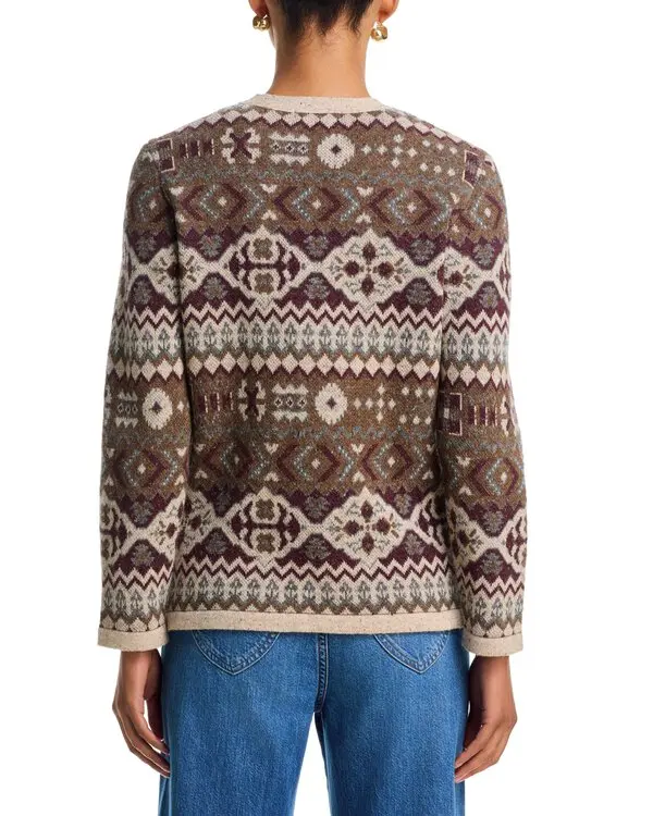 Veronica Beard Chamberly Wool Blend Cardigan