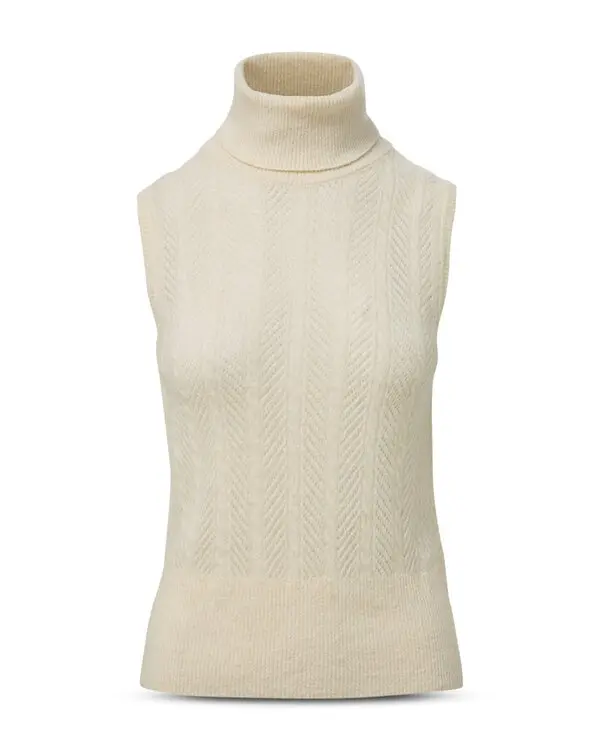 Veronica Beard Sleeveless Turtleneck Sweater