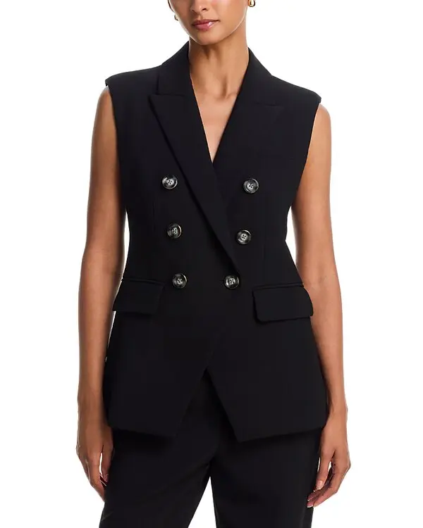 Veronica Beard Miller Double Breasted Blazer Vest