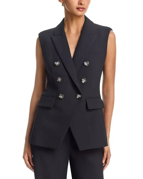 Veronica Beard Miller Double Breasted Blazer Vest