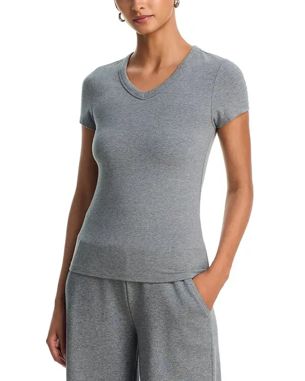 Veronica Beard Devin V Neck Tee