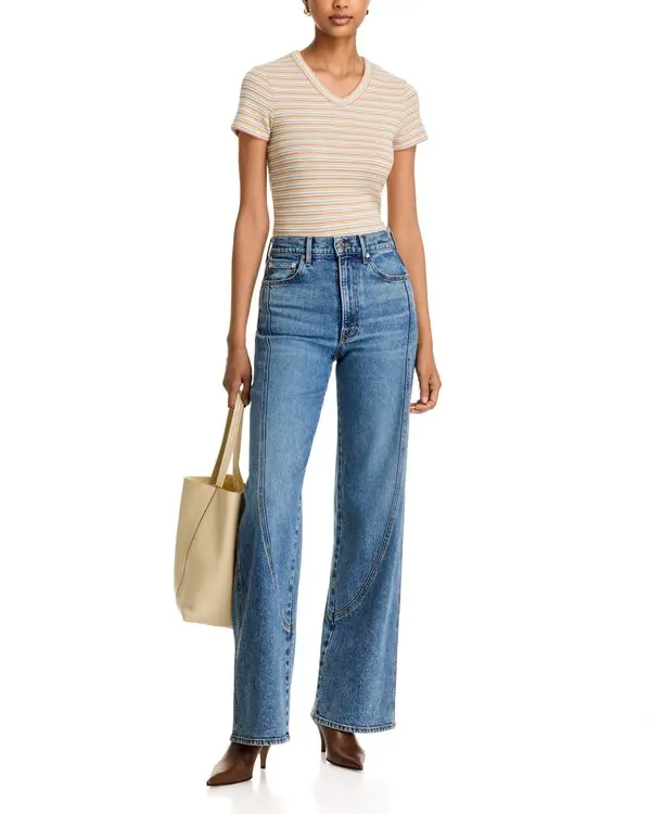 Veronica Beard Devin V Neck Tee