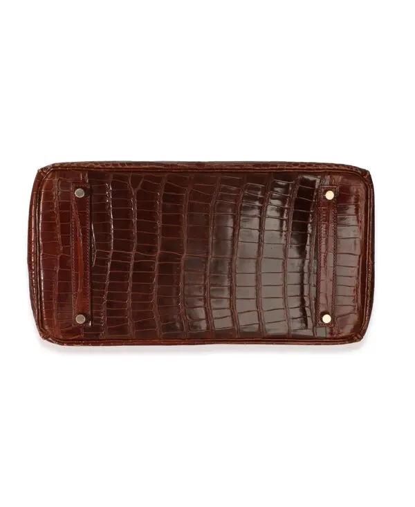 Hermès Birkin 35 Exotic Handbag - Brown