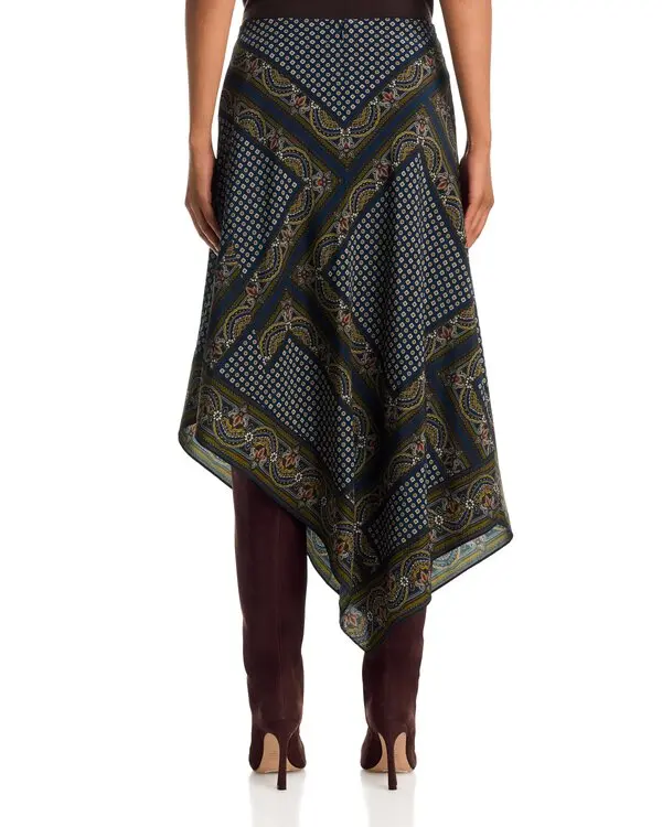 Veronica Beard Hartley Asymmetric Midi Skirt