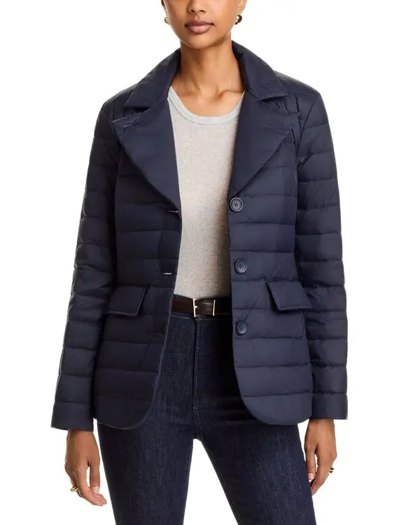 Veronica Beard Campbell Quilted Down Dickey Jacket
