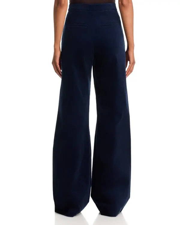 Veronica Beard Holt Corduroy Wide Leg Pants