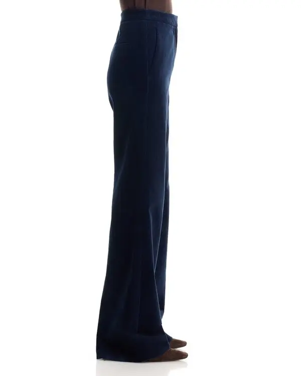Veronica Beard Holt Corduroy Wide Leg Pants