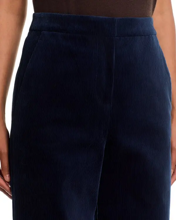 Veronica Beard Holt Corduroy Wide Leg Pants
