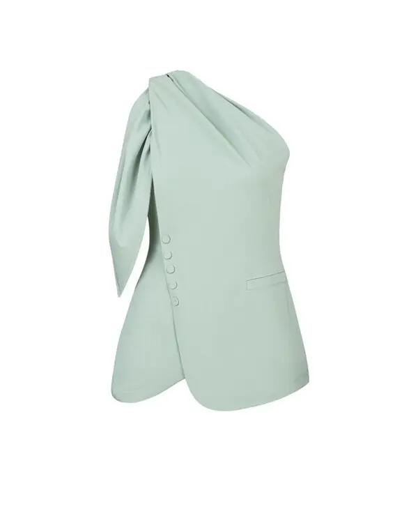 NOCTURNE Shoulder-tie Blouse