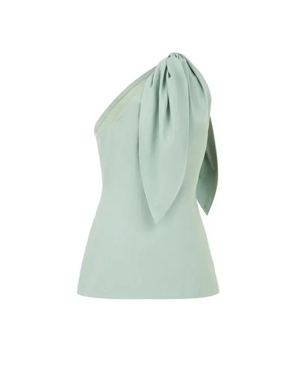NOCTURNE Shoulder-tie Blouse