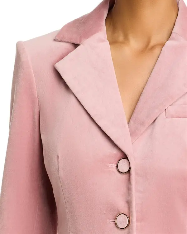 Veronica Beard Ryanne Cotton Stretch Single Breasted Jacket