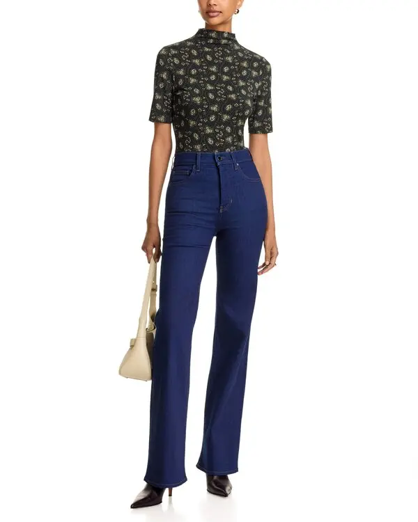 Veronica Beard James Mock Neck Top