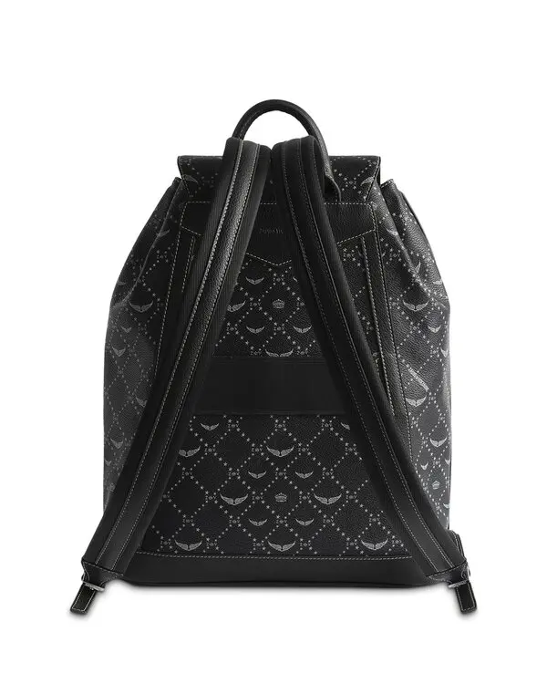 Zadig&Voltaire Medium Monogram Coated Canvas Backpack