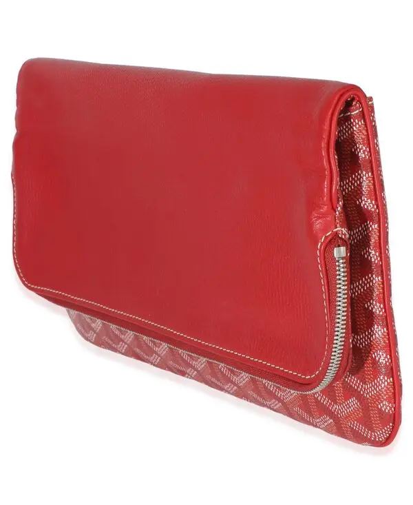 Goyard Sainte Marie Clutch Coated Canvas Handbag