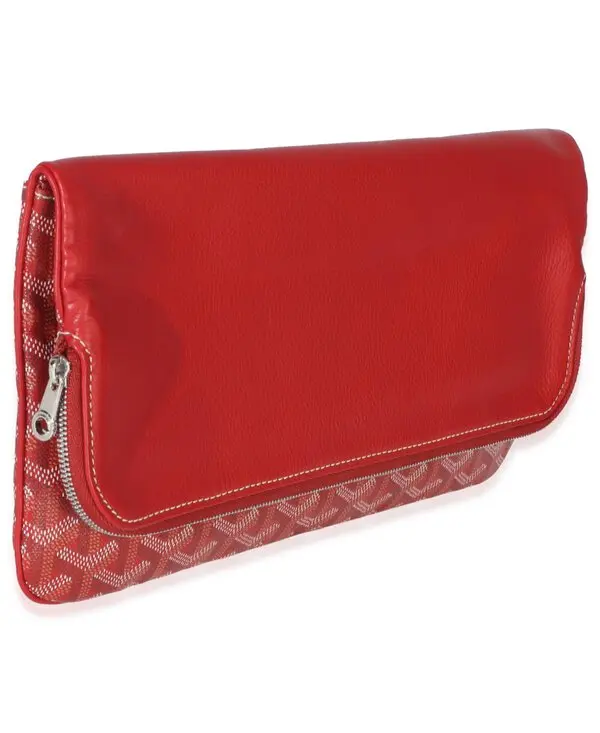 Goyard Sainte Marie Clutch Coated Canvas Handbag